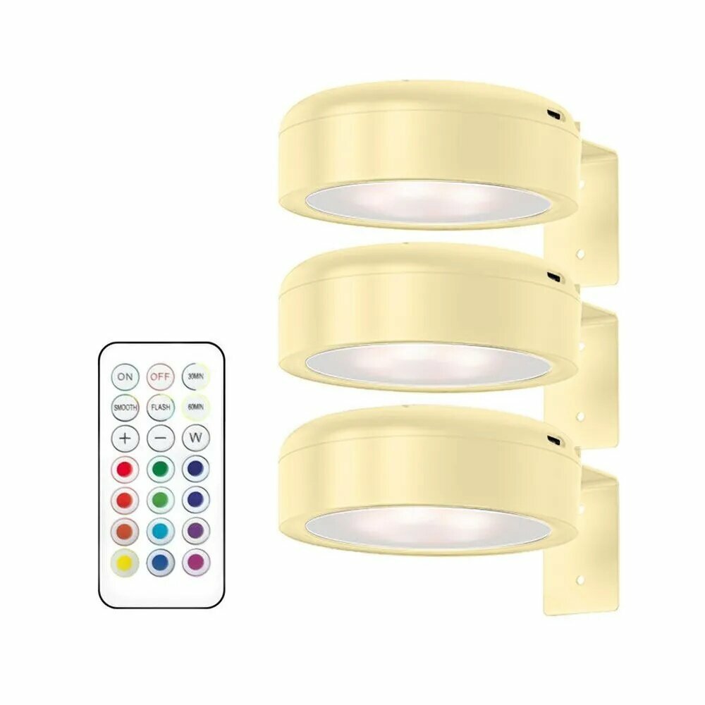 LED-арт светильник с дистанционным управлением и встроенной аккумуляторной батареей, RGB-цвета