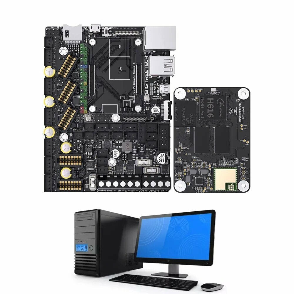 3D-контроллер принтера Kit Manta E3EZ + CB1 EMMC запускает корни для Ender-3 /