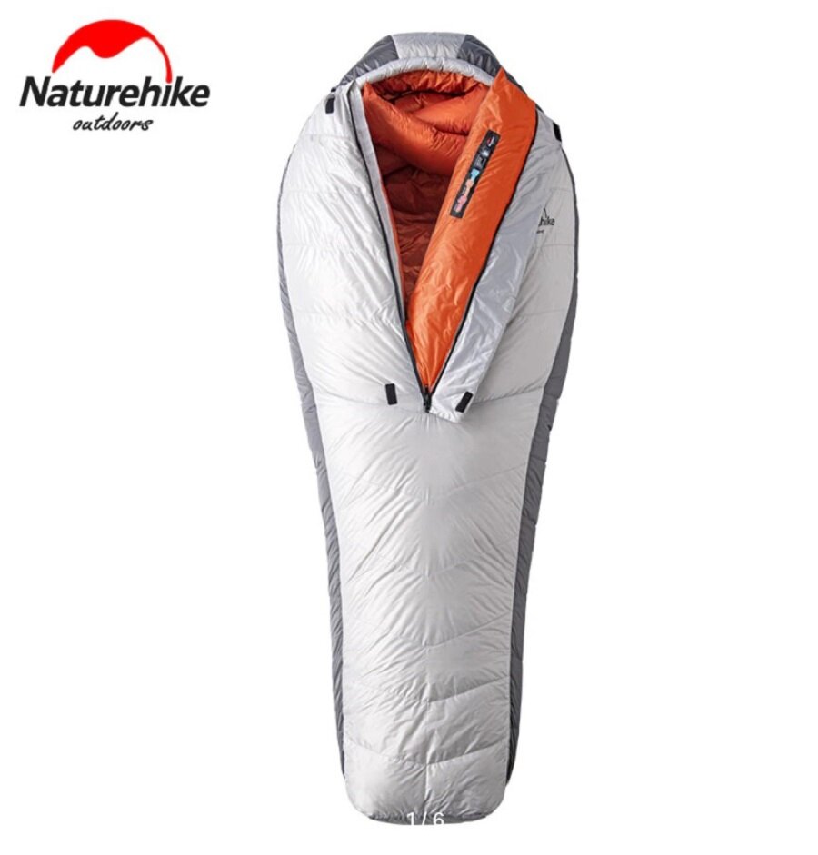 Мешок спальный Naturehike Arctic-17, 200х75 см, (ТК: -17C), серебристый NH19YD005-SIL1000G