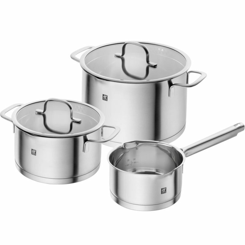 Набор посуды True Flow, 3 предмета, нержавеющая сталь 18/10, Zwilling J.A. Henckels, Германия, 1009152