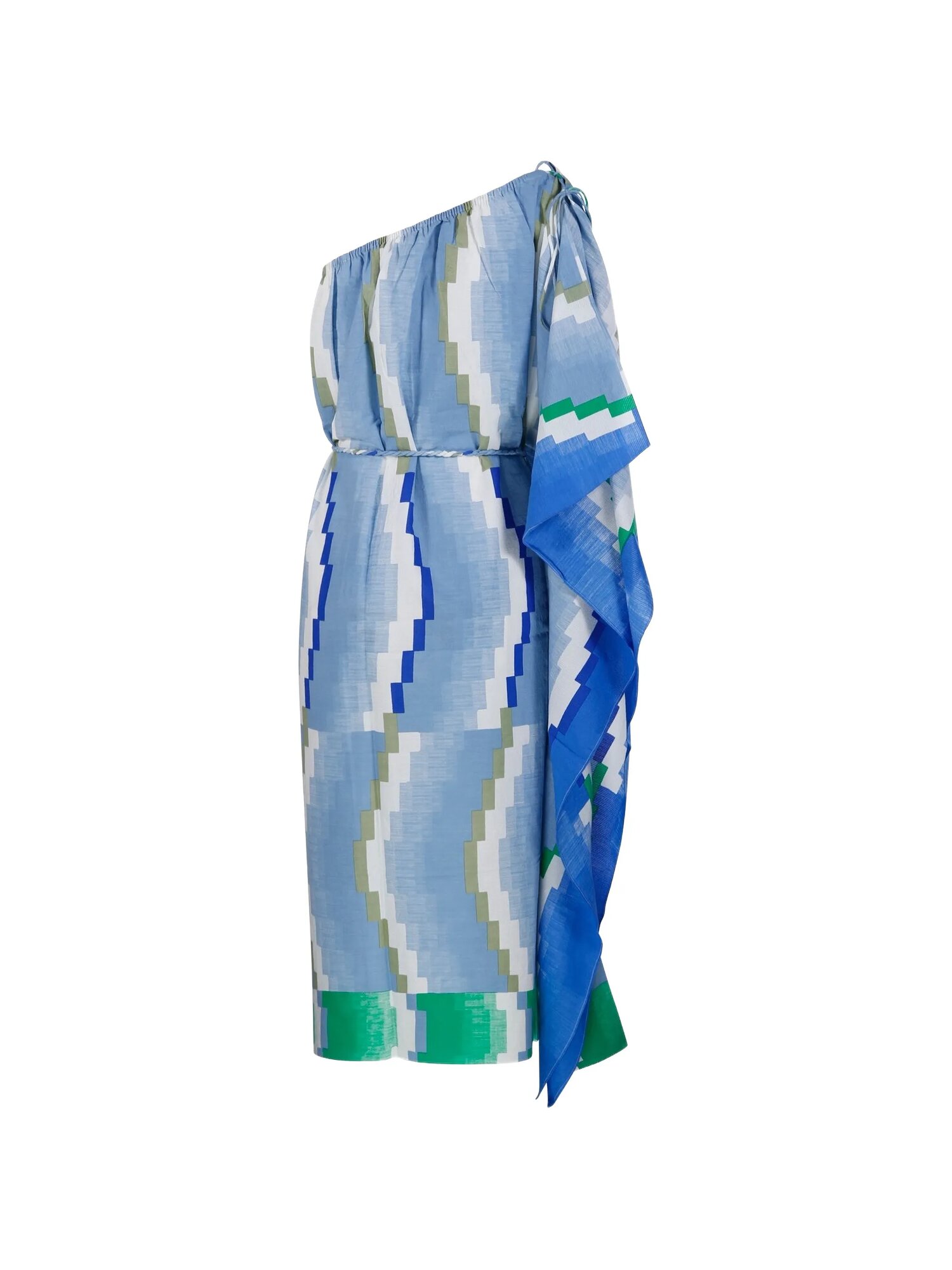 Платье Enna Aurore geometric-print one-shoulder dress