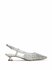Туфли The Seller Woven-leather slingback pumps, размер 38, Silver