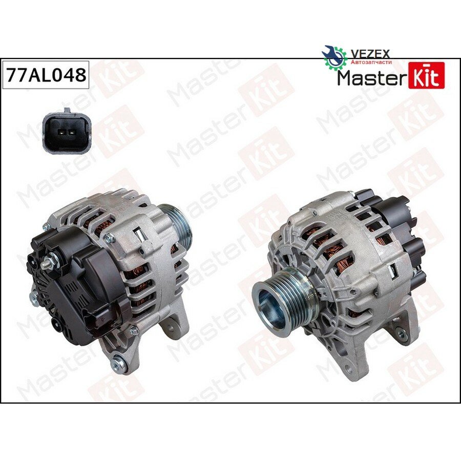 MASTERKIT 77AL048 генератор!\ Renault Duster/Logan 1.6 10>