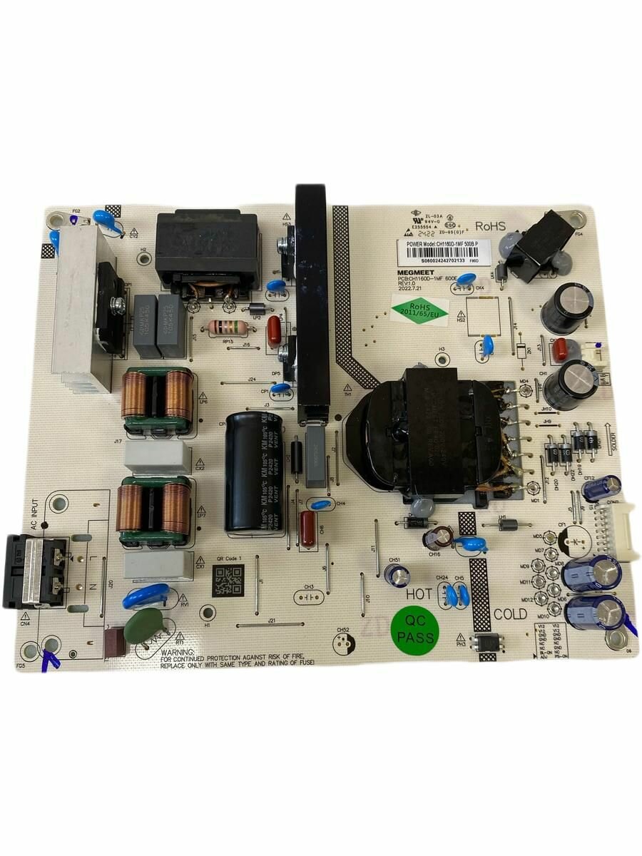 Блок питания, для телевизора Sber SDX-55U4125 P: PT550GT09-1 ver.1.0