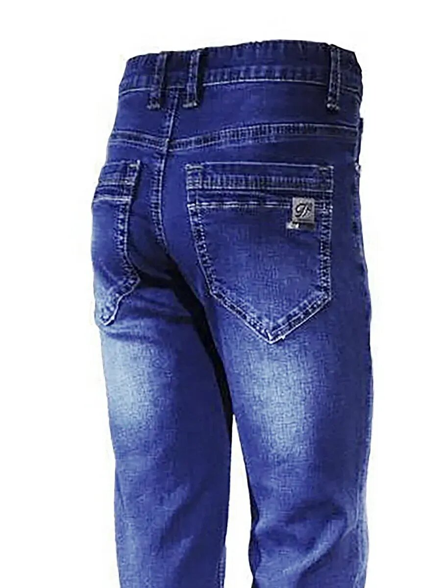 Джинсы Yuke jeans Деним, размер 22/140, синий, голубой — фото 1