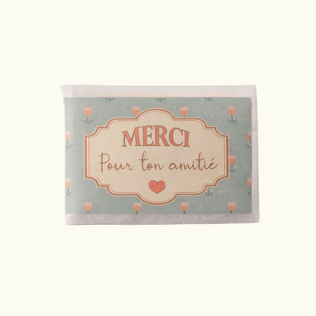 Мыло твердое MERCI Pour ton amitie, 50 гр, нежный аромат