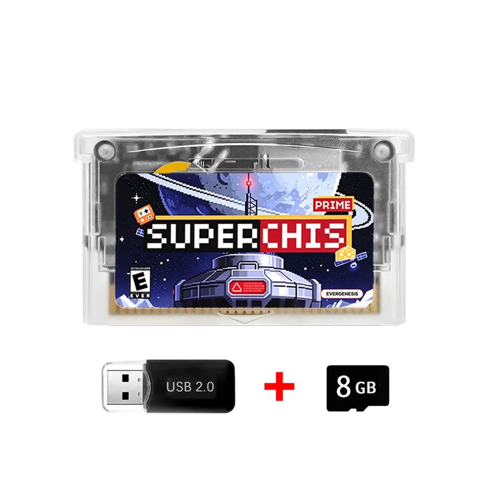 Игровой картридж SuperChis Prime White With 8G