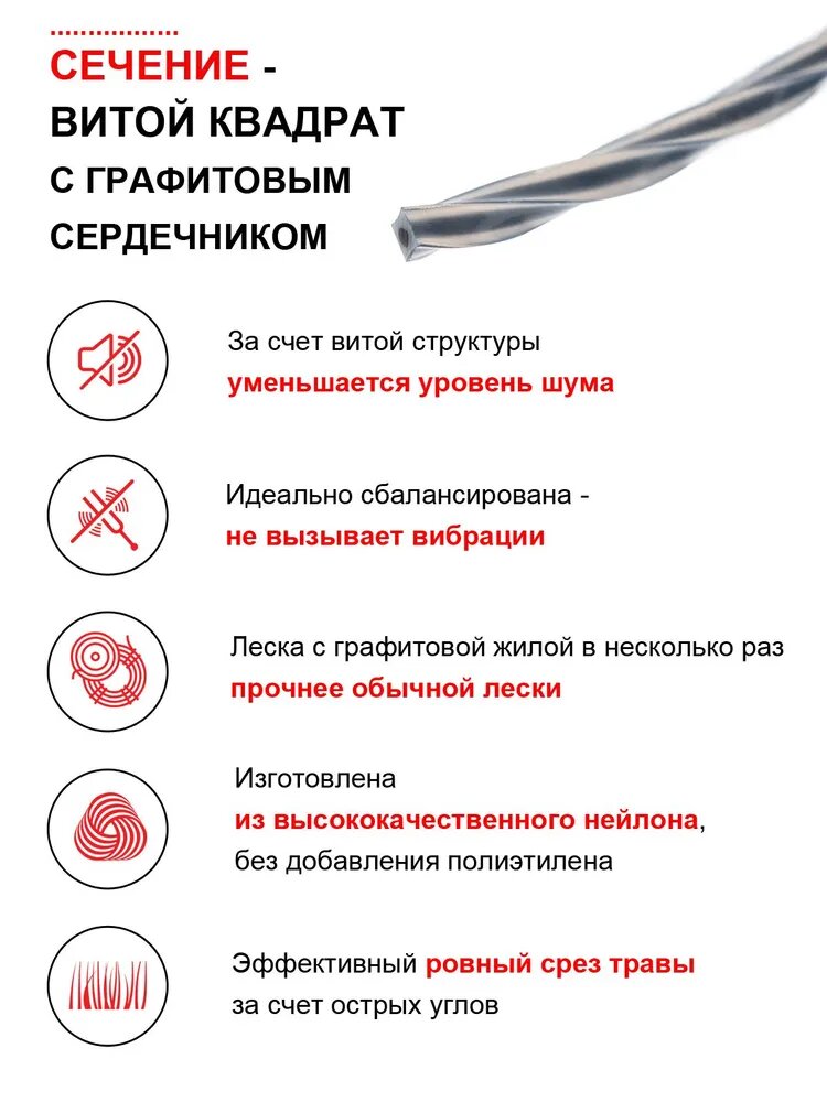 Леска для триммера — фото 1