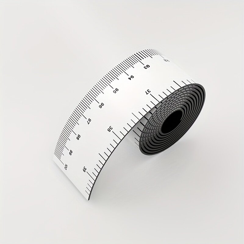 Магнитная линейка белая, 1.18 x 39.37 дюйма
