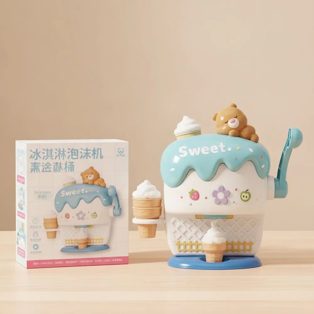 Игрушка-пеногенератор для ванны, розовая, в подарочной коробке Розовый