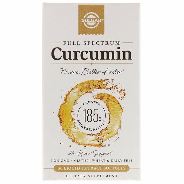 Solgar Full Spectrum Curcumin Liquid Extract 90 lip — фото 1