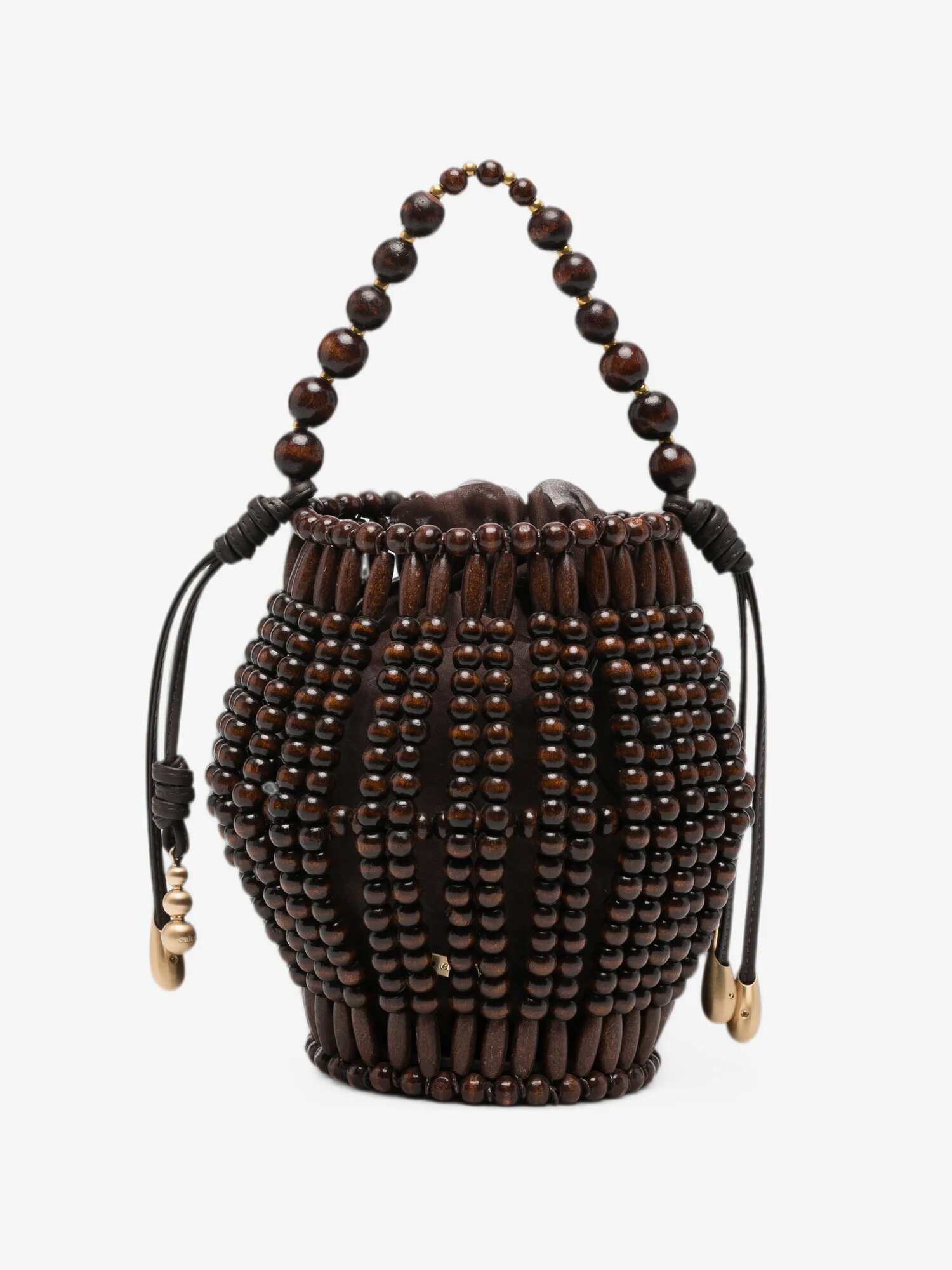 Сумка Lanterna beaded top-bucket bag