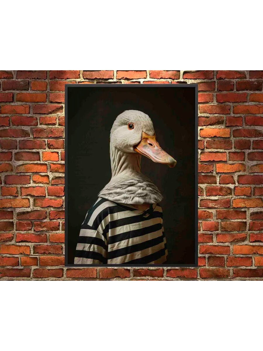 Заключенная утка-птица 4, Плакат 30x42см