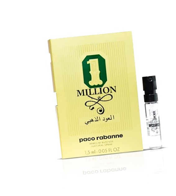 Пробник мужских духов Paco Rabanne 1 Million Golden Oud 1.5 мл - Голден Уд