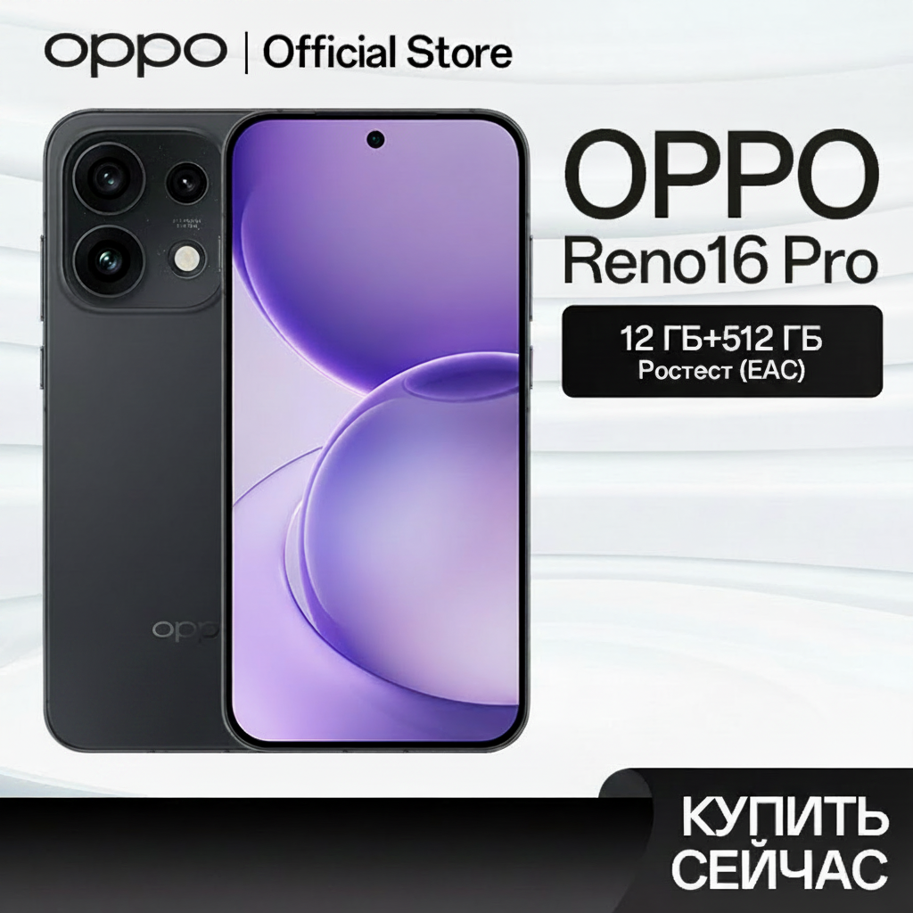 Смартфон Oppo Reno 16 Pro, 12/512ГБ