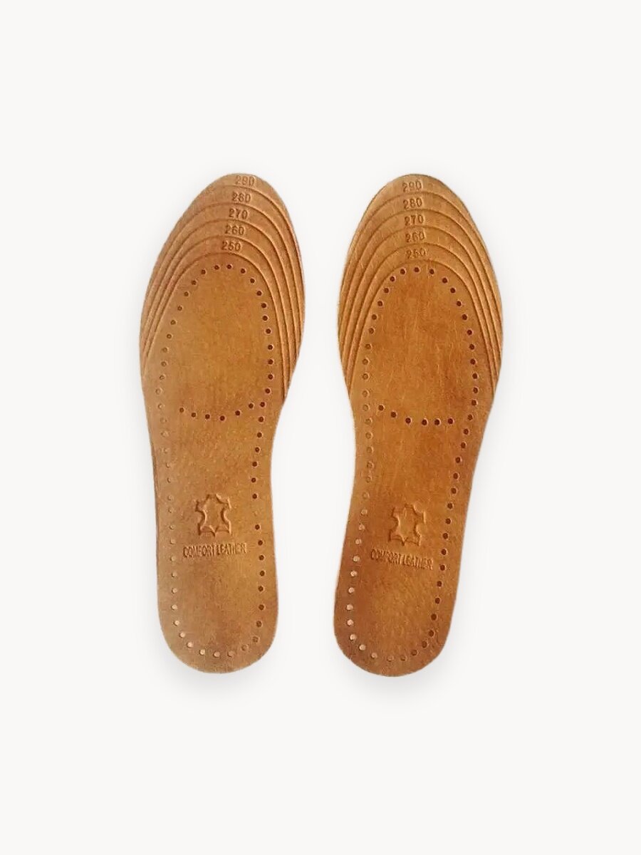 Стельки кожаные обрезные