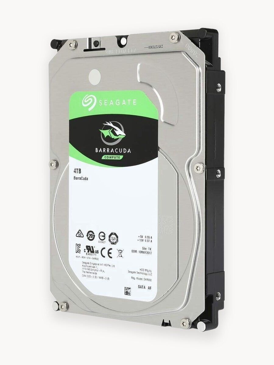 Жесткий диск Seagate 3.5" Original SATA-III 4Tb ST4000DM004 Barracuda (5400rpm) 256Mb