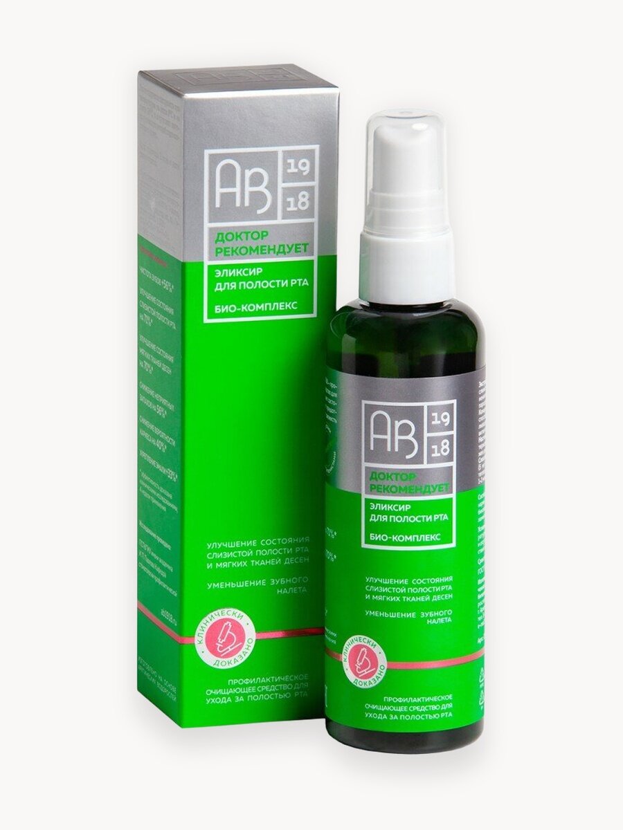 Эликсир ополаскиватель для полости рта Био-комплекс Доктор рекомендует, 100 мл