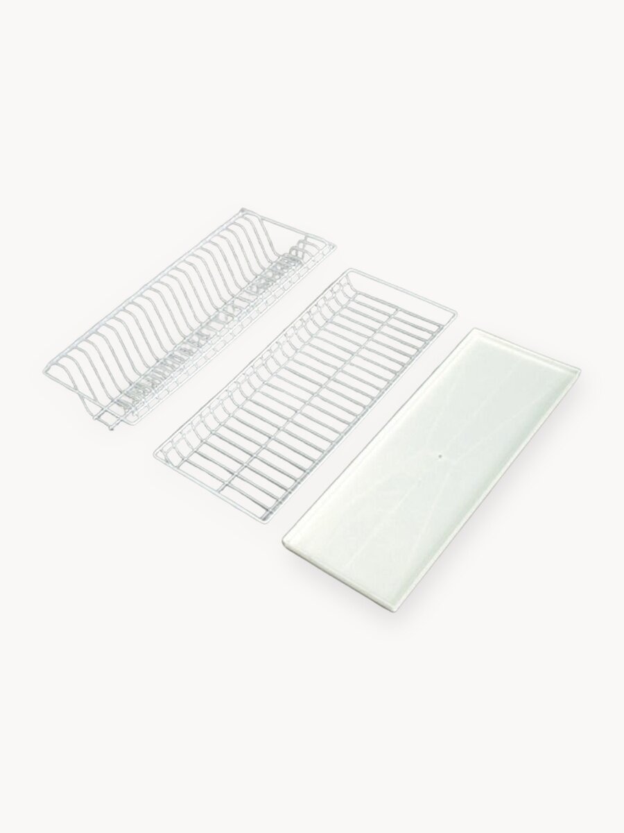 Сушилка для посуды, белая, с рамкой, в модуль на 500 мм