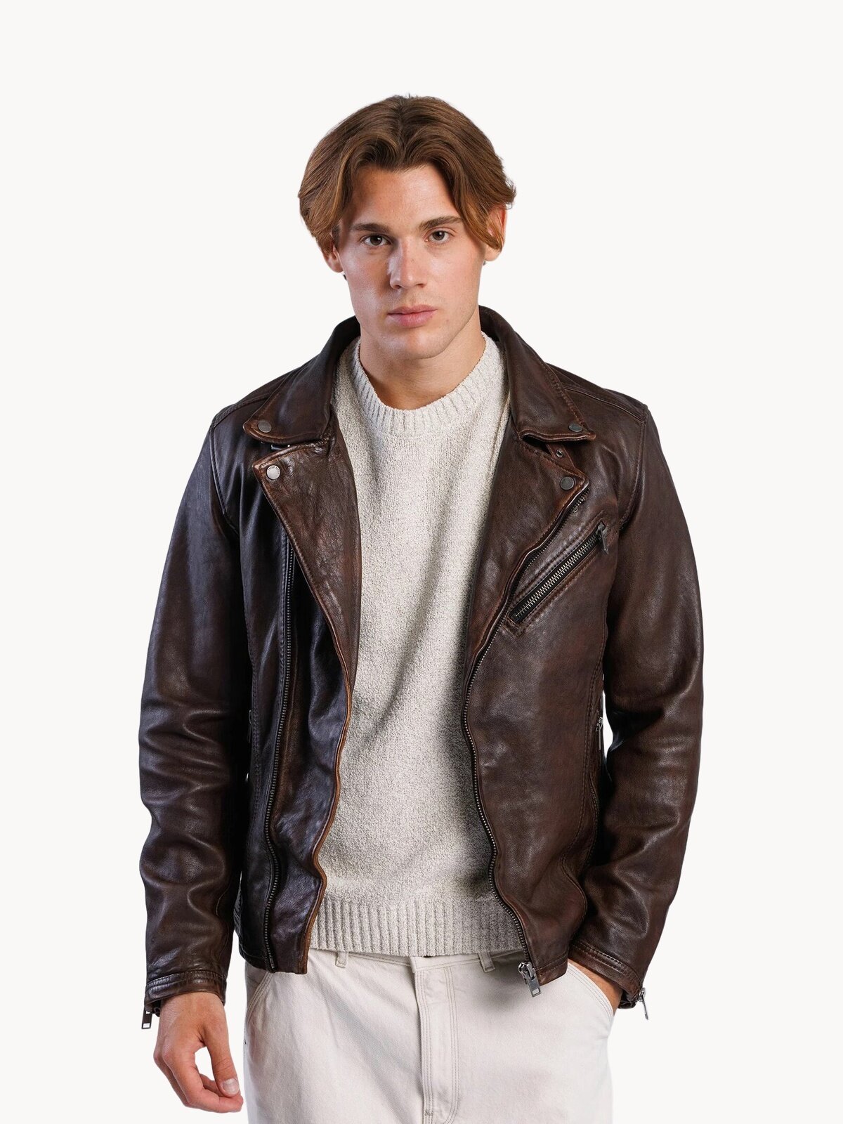 Куртка кожаная Базовая коллекция