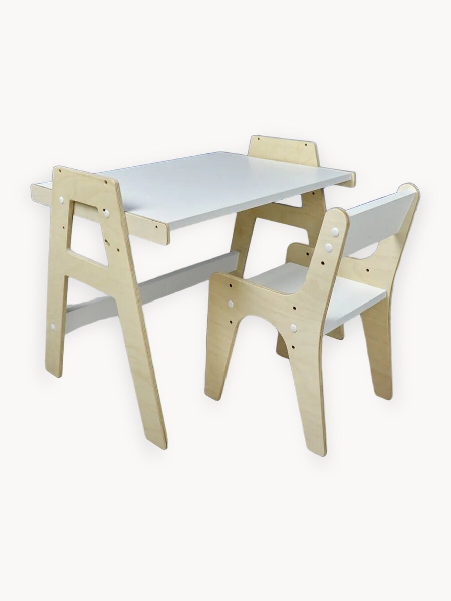 Детский стол и стул растущий, комплект детской мебели растишка от RuLes
