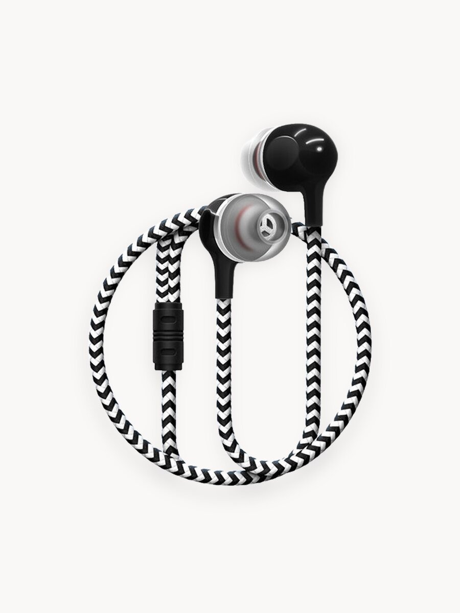 Наушники проводные для телефона Dream S1 черно-серые, aux 3.5mm / наушники проводные без микрофона