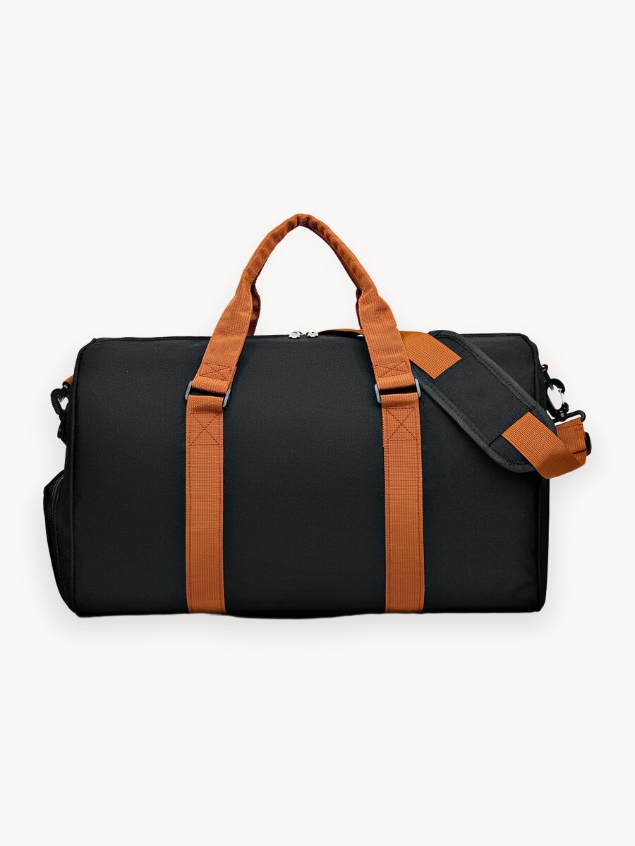 Сумка спортивная Loui Vearner, 40 л, 50х37х25 см, ручная кладь, черный