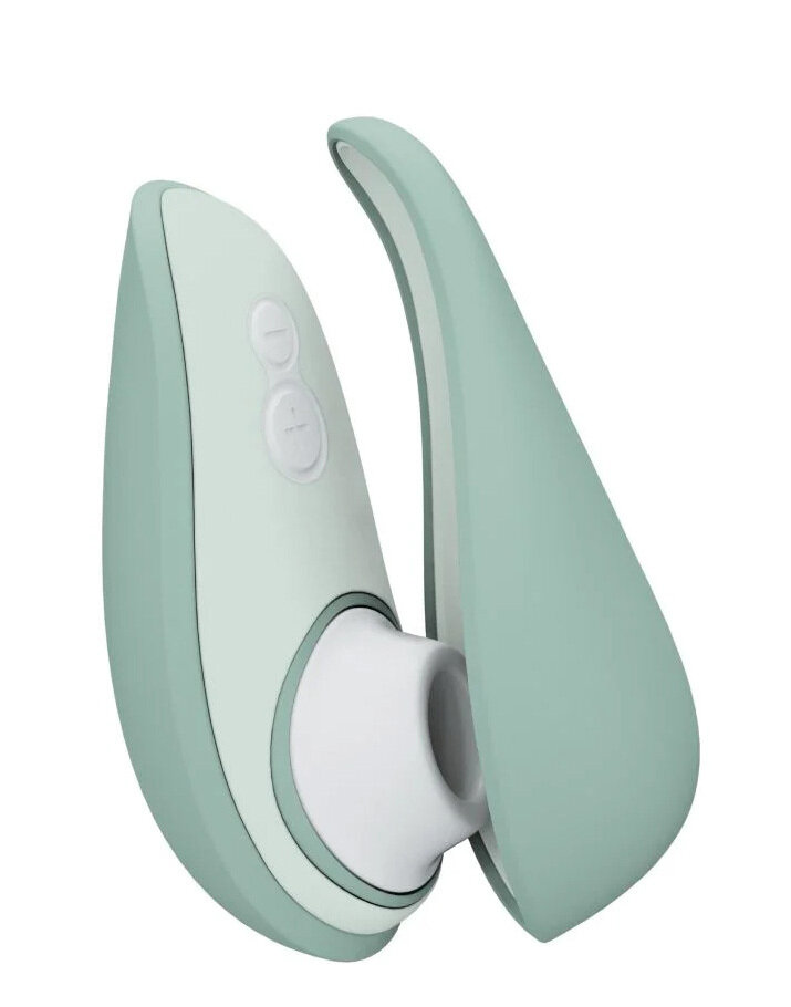 Клиторальный стимулятор Womanizer Liberty 2, компактный, серо-зеленый