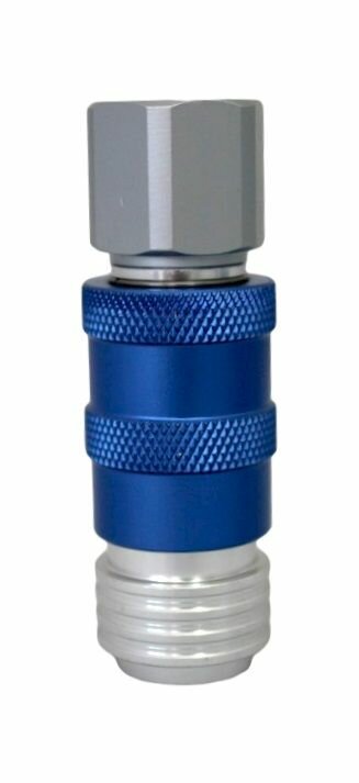Быстросъемное соединение на шланг 20 мм (1/2") / с функцией блокировки / Переходник для пневмоинструмента / (Рапид, Внутренняя резьба, мама) GS-M-4020-2