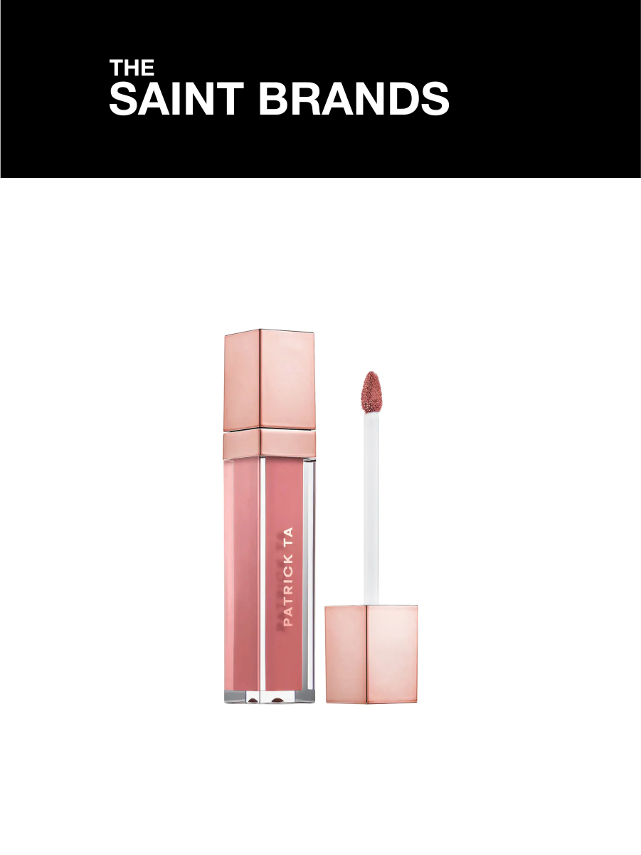 Блеск бальзам для губ Patrick Ta оттенок Blushing (Neutral Berry)