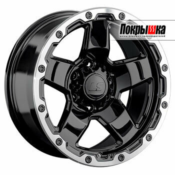Диски литые LS Wheels LS-1371 9.5х18/6х139.7 D106.1 ET5.0, BKL