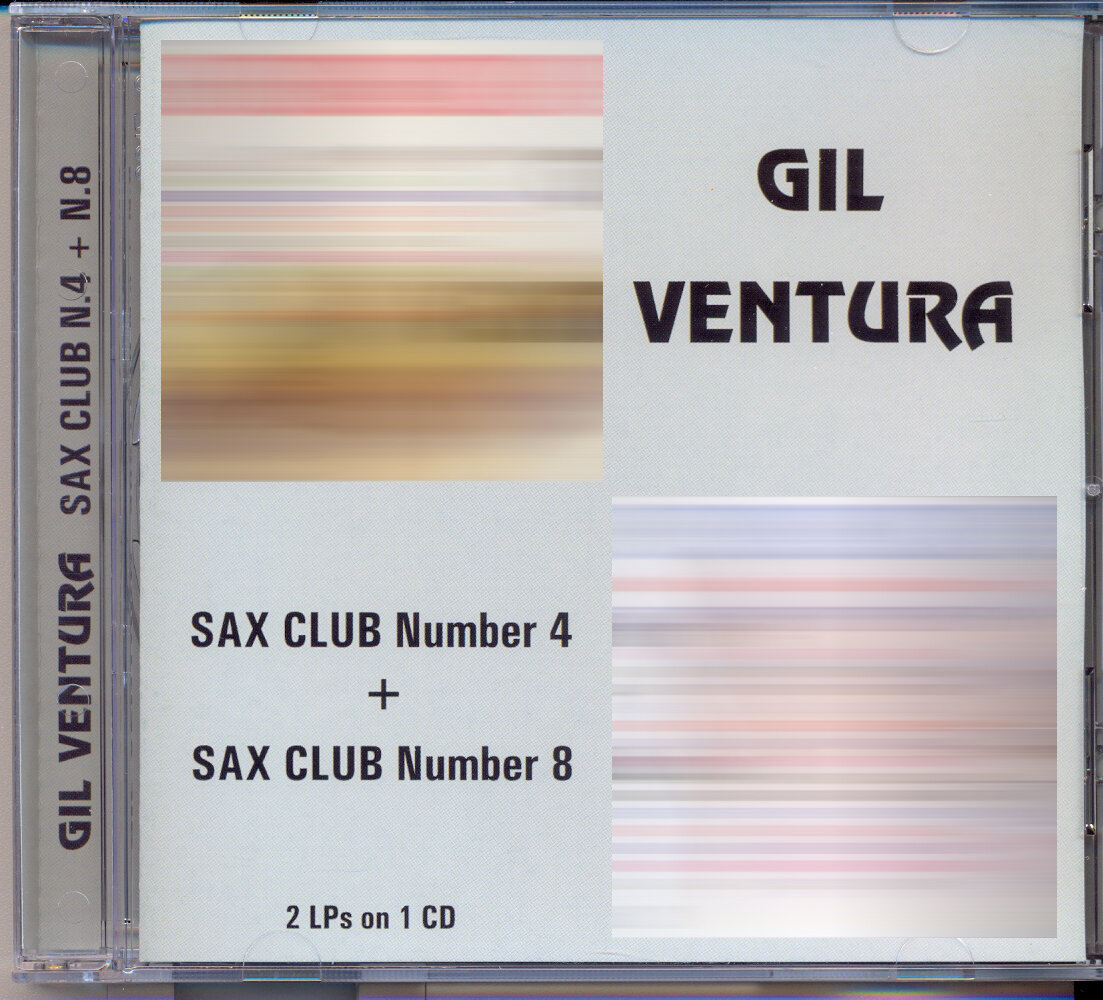 Gil Ventura (2 in 1) - Sax club # 4 + Sax club # 8 1973/74 г Компакт диск