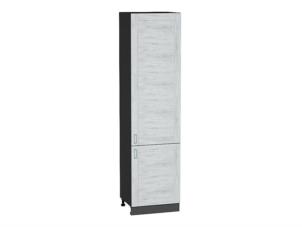 VVT Шкаф пенал с 2-мя дверцами Лофт Graphite, Nordic Oak, 2340, 600 В*Ш*Г 2336*600*576, фасад МДФ Nordic Oak, корпус Graphite Nordic Oak