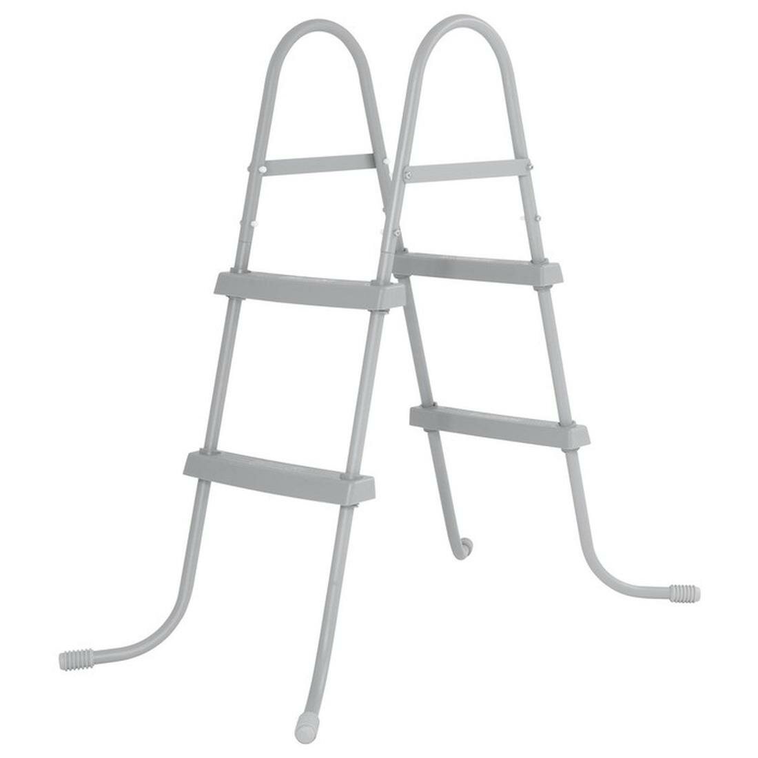 Лестница для бассейна Bestway 58430, нержавеющая сталь, 4 ступени