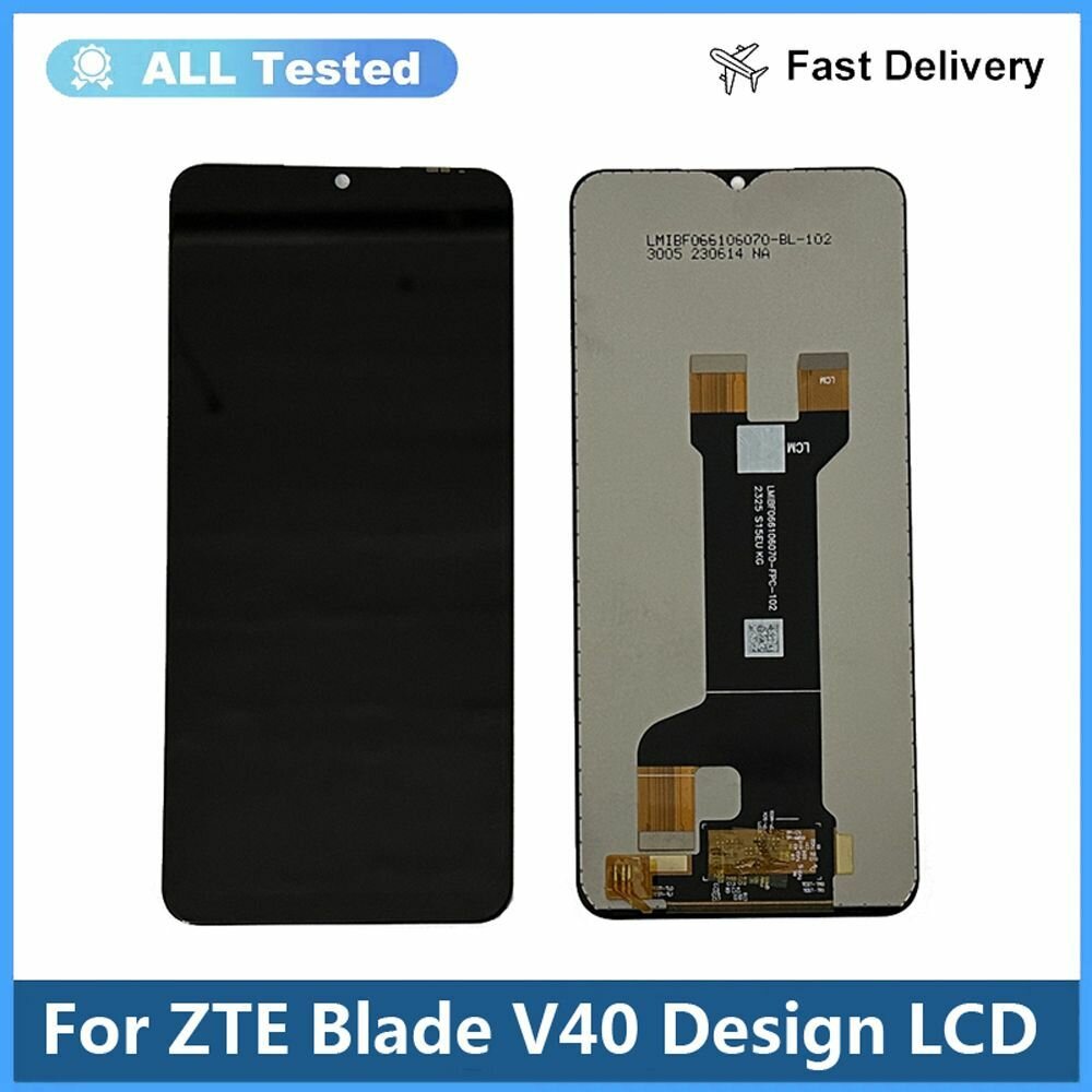 Дисплей для ZTE Blade V40 Design 8046 ; дисплей в сборе с сенсорным экраном; черный ; содержать инструментов