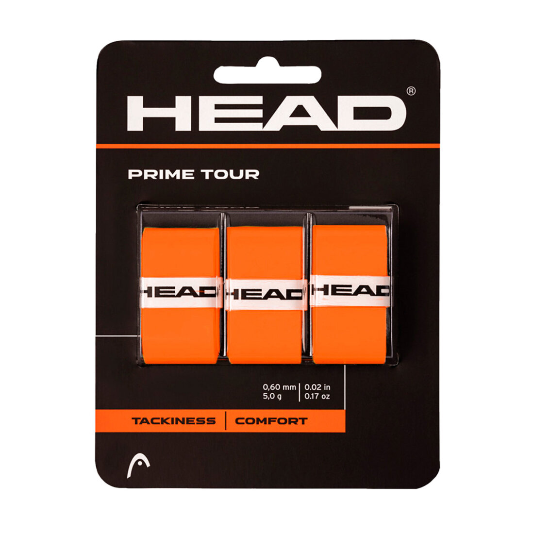 Обмотка для ручки ракетки HEAD Overgrip Prime Tour x3, Orange