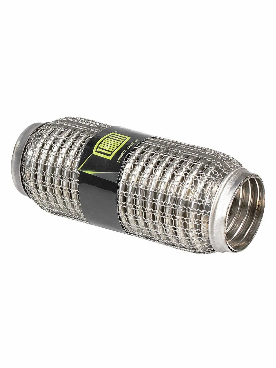 Виброкомпенсатор вых. трубы (Гофра) 55x200 Hydra/Wire Mesh (нерж. сталь) (FT 0021), TRIALLI FT0021