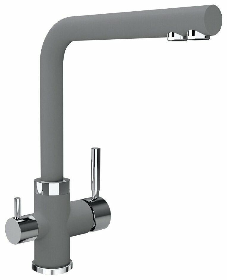 Смеситель для кухни Florentina Арес FL серый шёлк 333.19H.2123.307