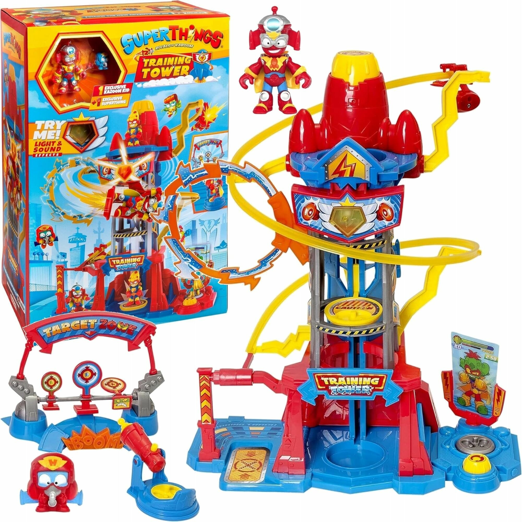 Фигурки Magicbox SuperThings Training Tower - Тренировочная Башня + 2 коллекционные фигурки, Свет, Звук - PSTSP112IN80