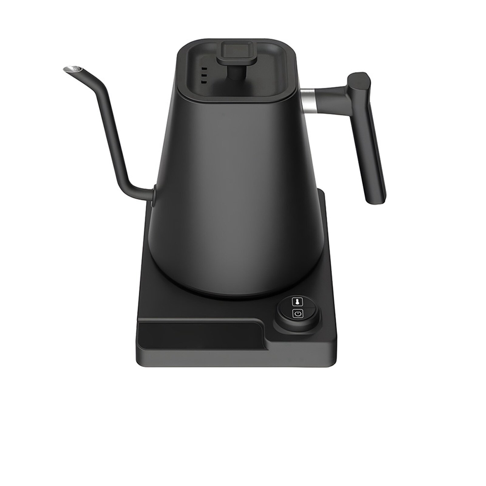 Электрический чайник мощностью 1200 Вт с таймером на 1-24 часа, с гибким носиком для заваривания кофе, подходит для дома, отеля и офиса.