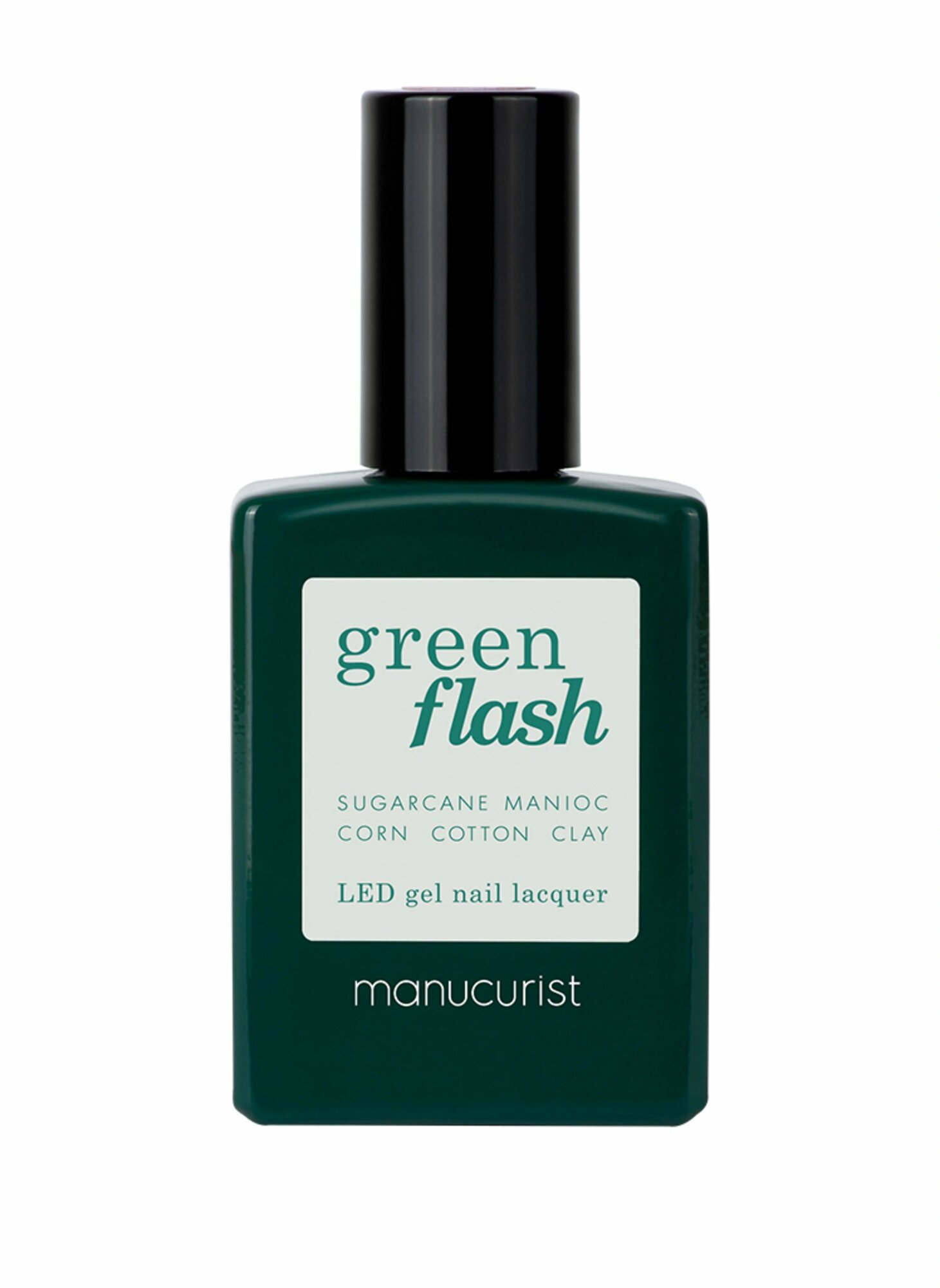 Manucurist Лак для ногтей GREEN FLASH - LED NAIL LACQUER DIAMANT