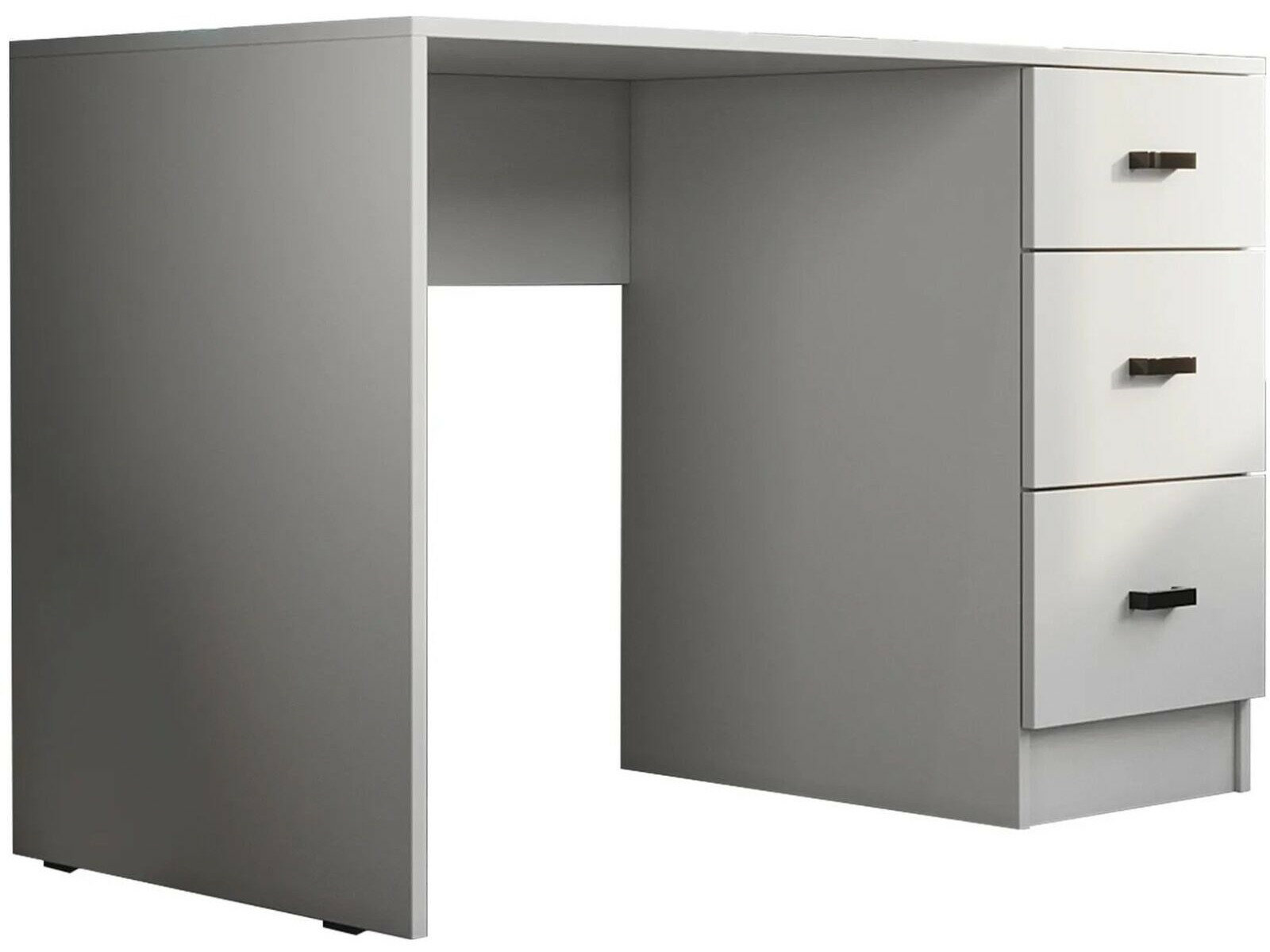 Стол письменный, в современном стиле, (Белый матовый), из ЛДСП