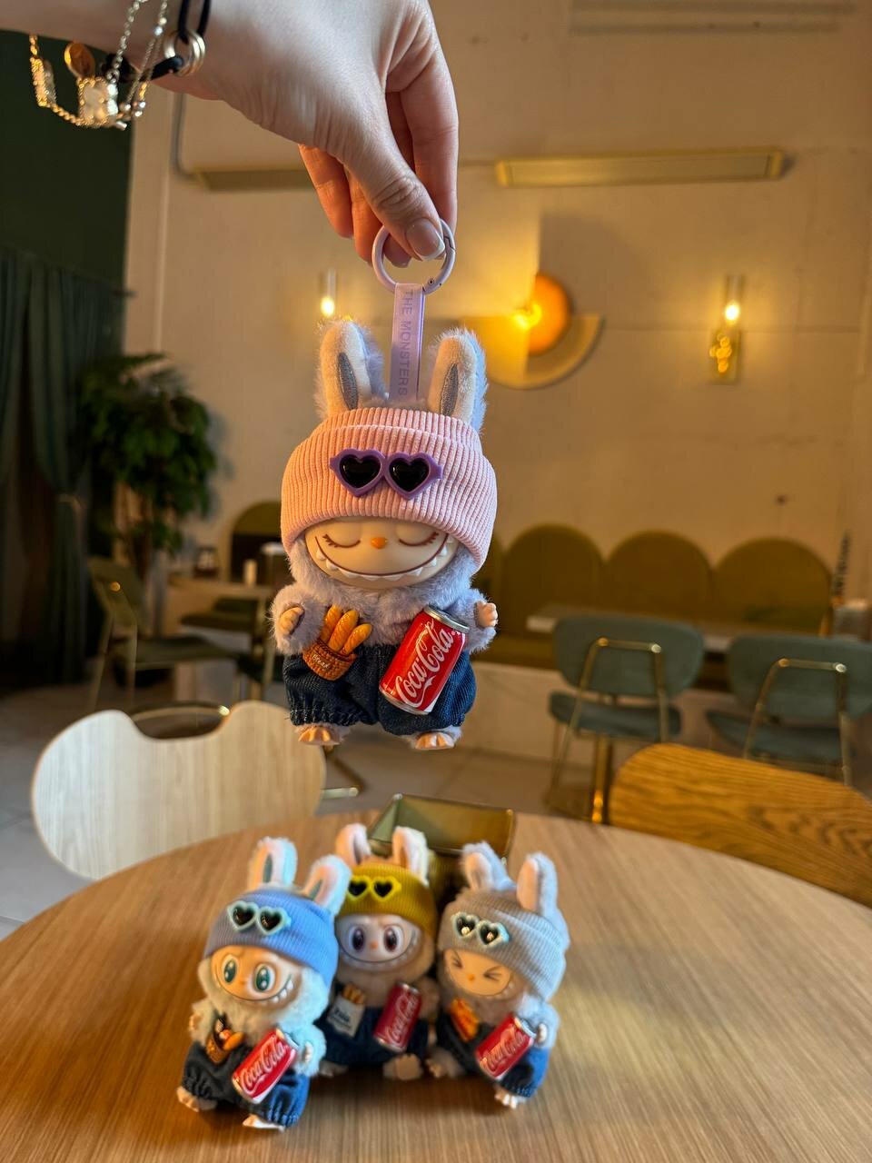 Брелок LABUBU, мягкий, розовый, максимальный возраст 18 лет