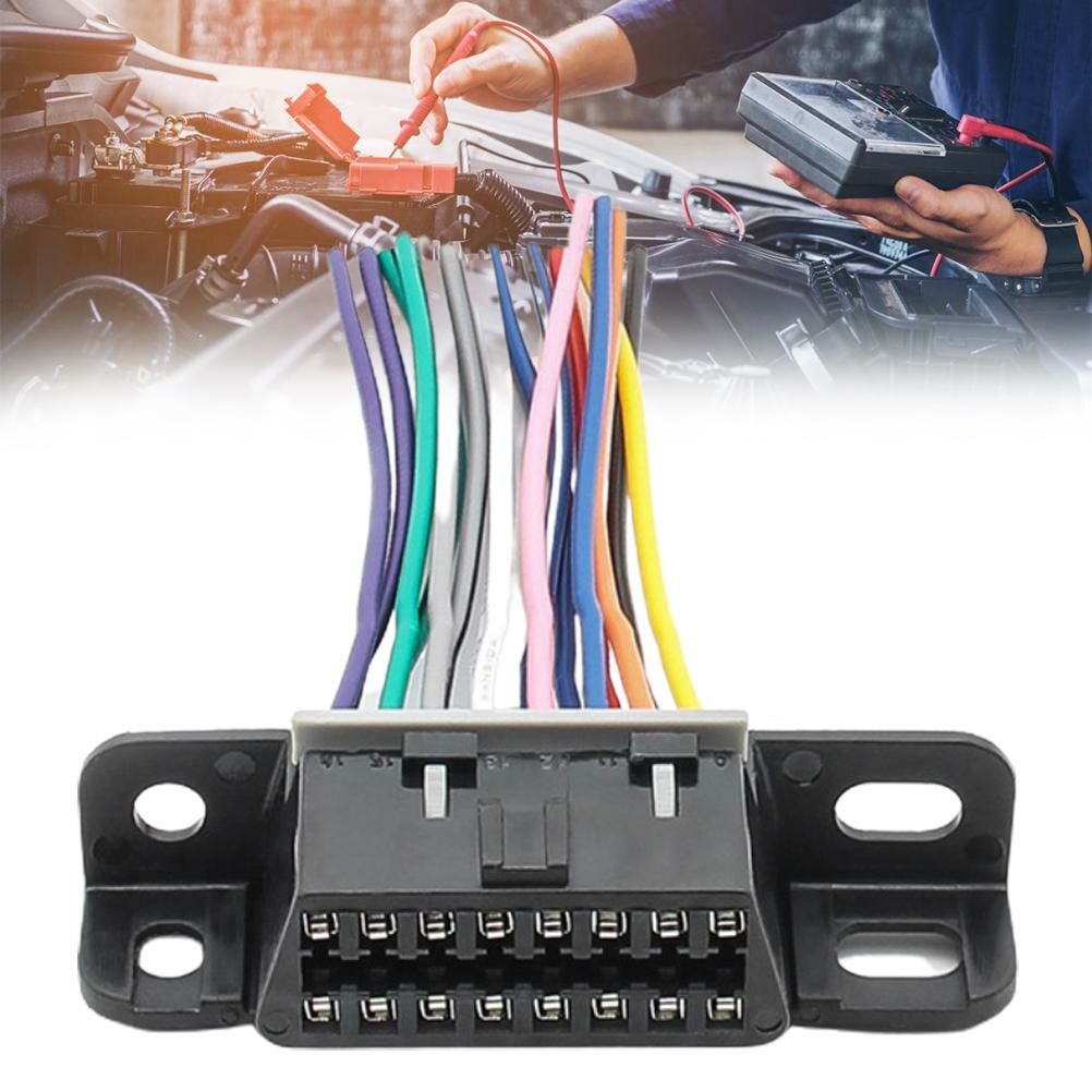 16 -контактный кабель кабеля удлинителя obd2 obd2 Adapter Adapter