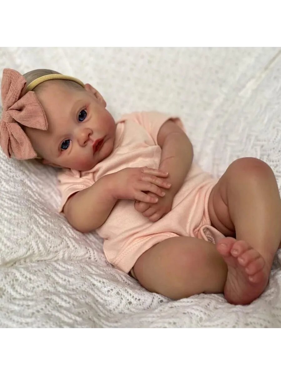Реалистичная кукла "Реборн" (младенец) которую можно купать 50cm