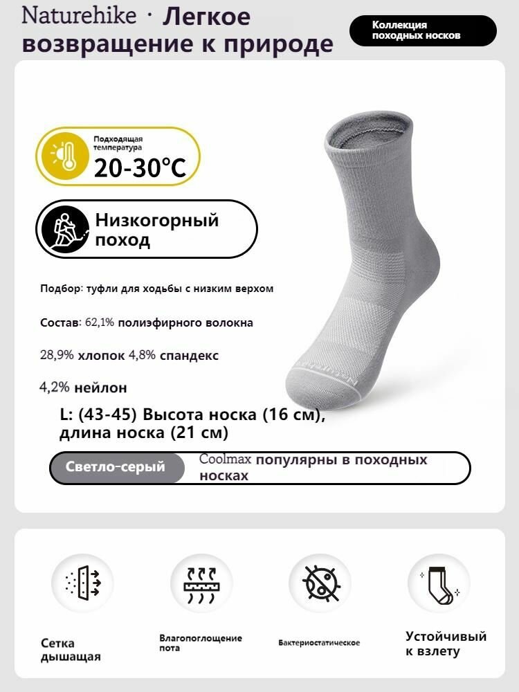 Naturehike Походные носки CYY2551FS011