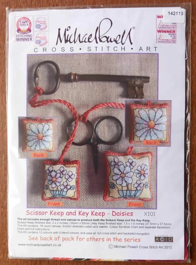 X101 Scissor Keep + Key Keep - Daisies от Michael Powell (Англоязычная инструкция!)