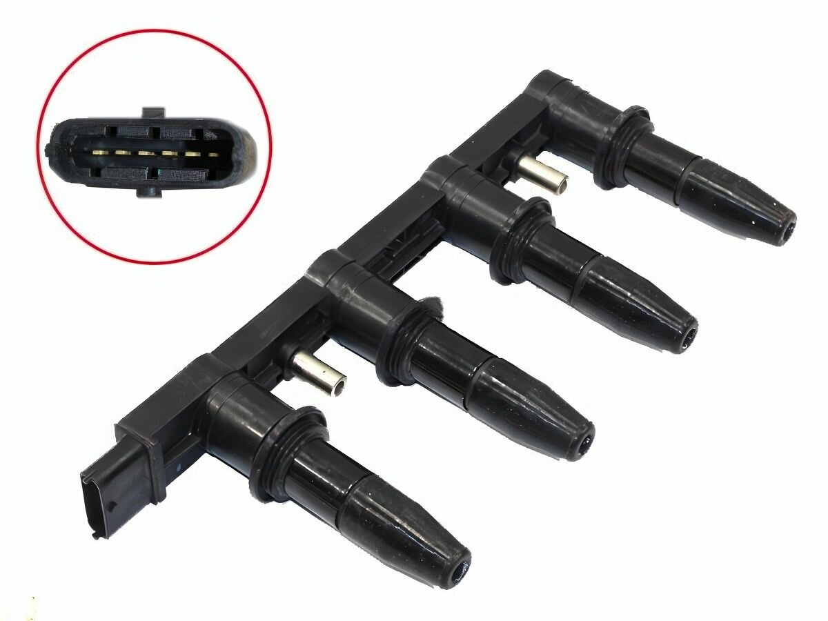 Катушка зажигания, модуль для Опель Астра G, H, Корса D, Вектра C, Зафира B арт ST1208021 SAT
