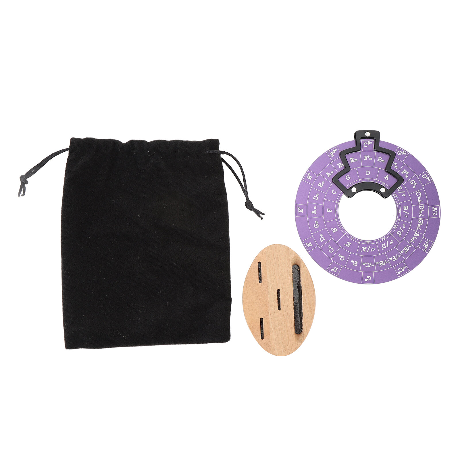Круг квинт Колесо Музыкальная теория Диск Аксессуары Мелодия Инструмент Металл для гитары Бас Фортепиано Инструменты Обучение Фиолетовый