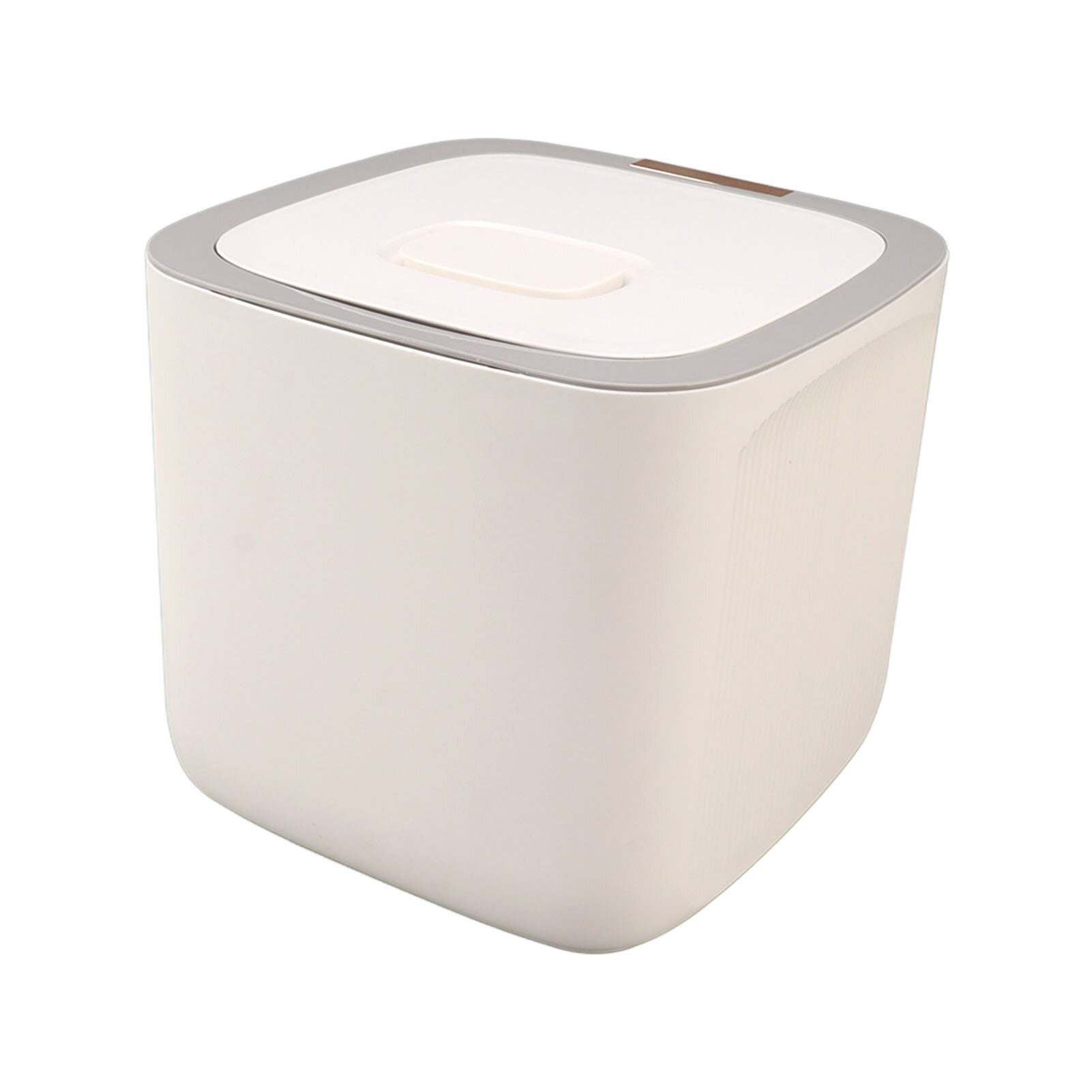 Контейнер для хранения риса емкостью 22.0lb из пищевого ПП толстый герметичный бочка для хранения зерна с мерной чашей и крышкой светло-серый